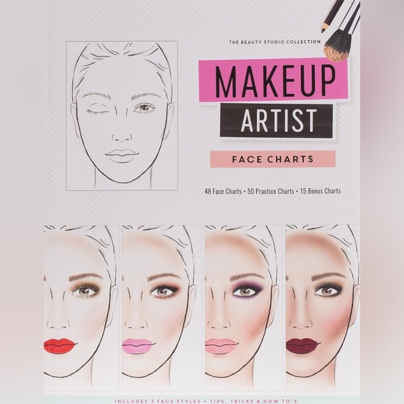 Makeup | Makeup Artist Face Charts Brand New | Poshmark